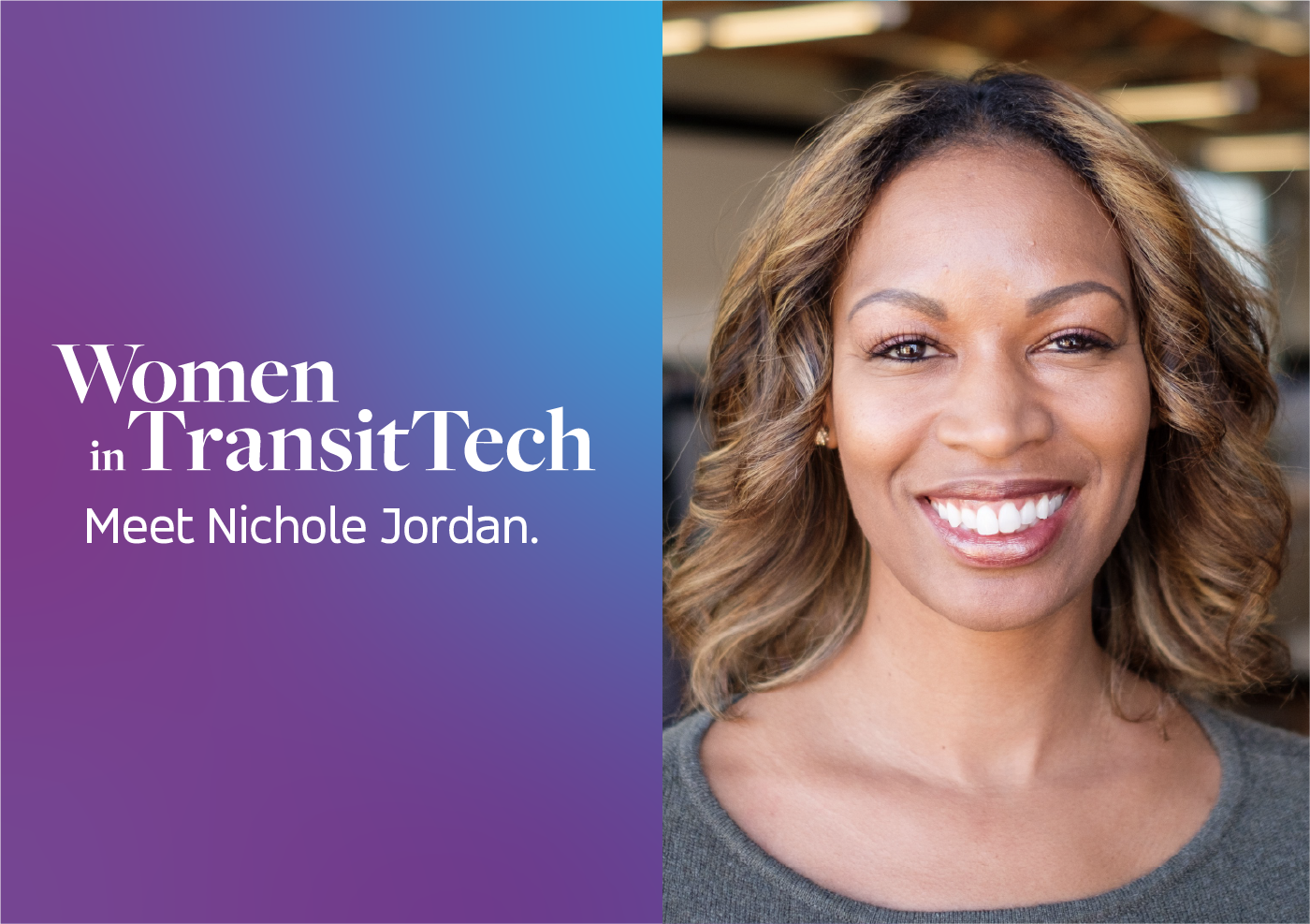 Women in TransitTech: Nichole Jordan.